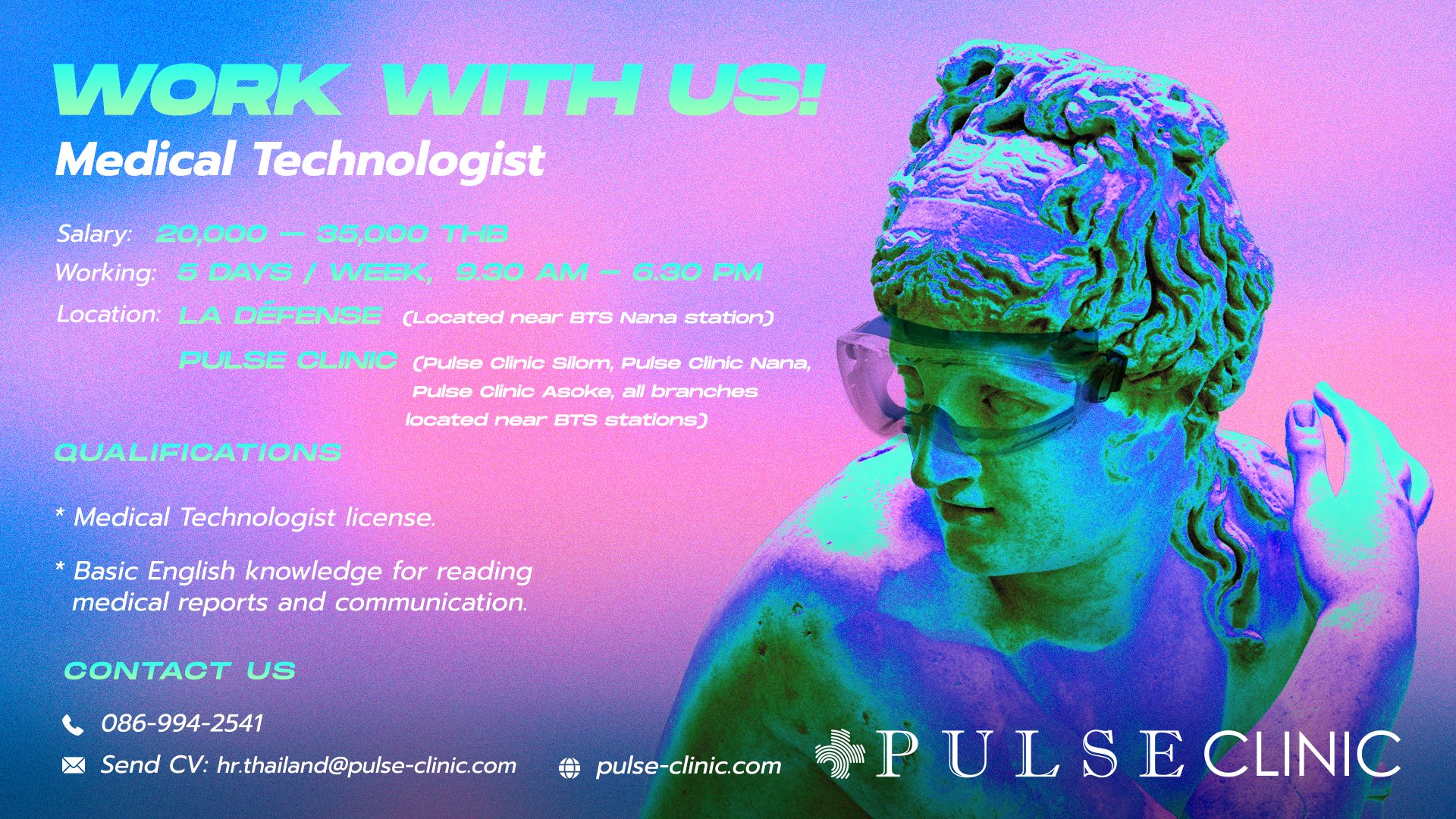 Work With Us PULSE CLINIC - Asia's Leading Sexual Healthcare Network.