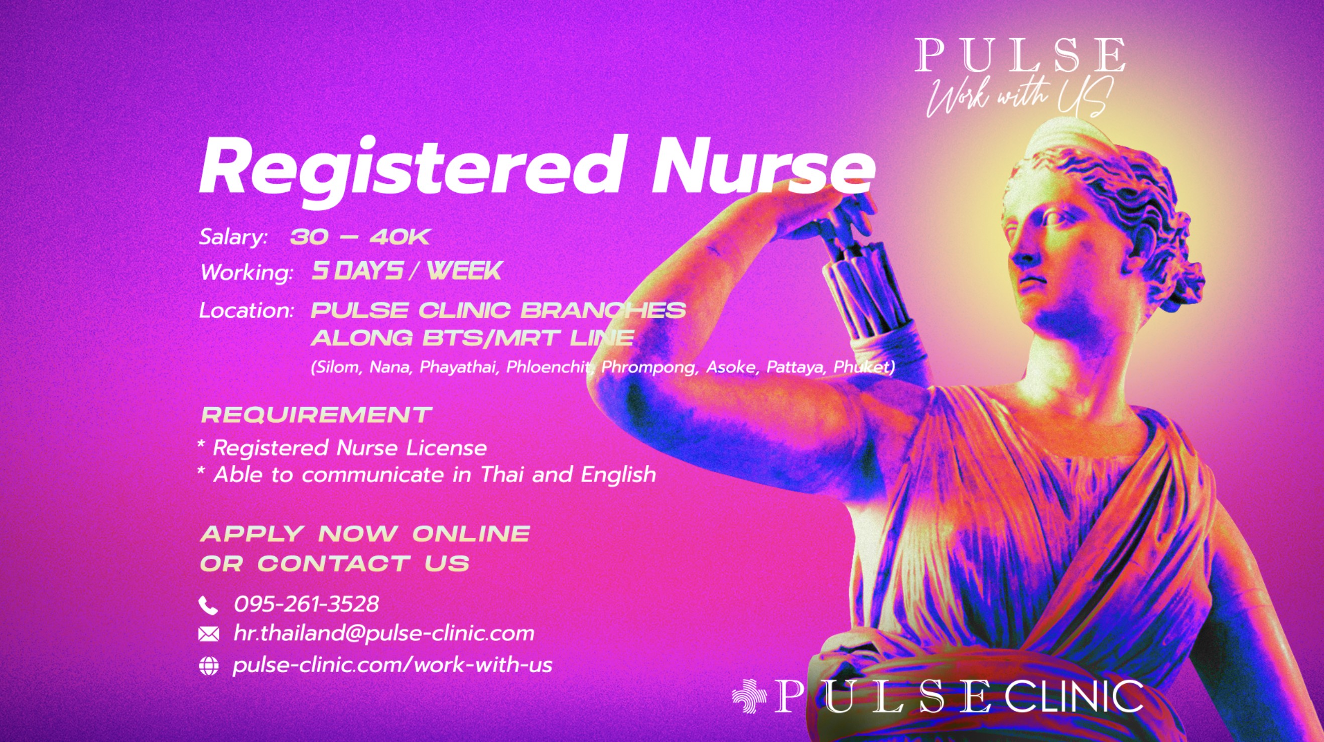 Work With Us Pulse Clinic Asias Leading Sexual Healthcare Network