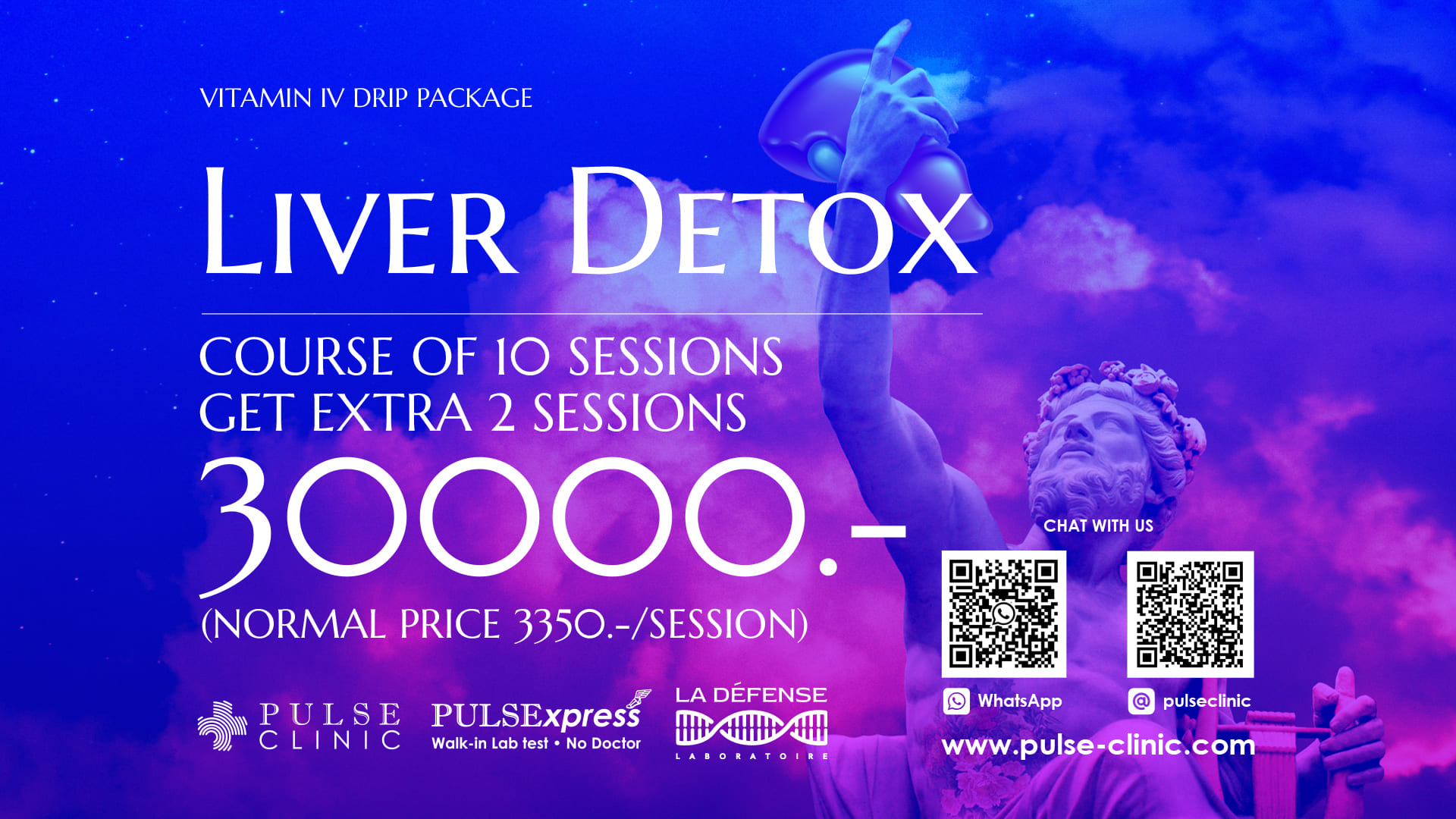 Liver Detox IV Drip Voucher | PULSE CLINIC - Asia's Leading Sexual ...